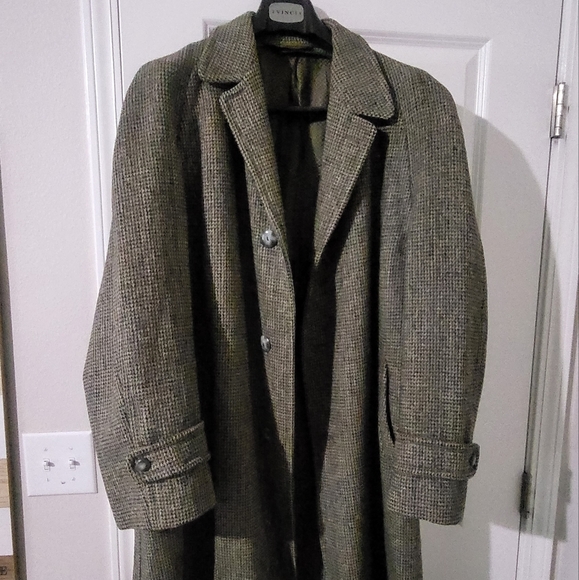 Curlee Clothes | Jackets & Coats | Full Lenth Vintage Tweed Over Coat ...